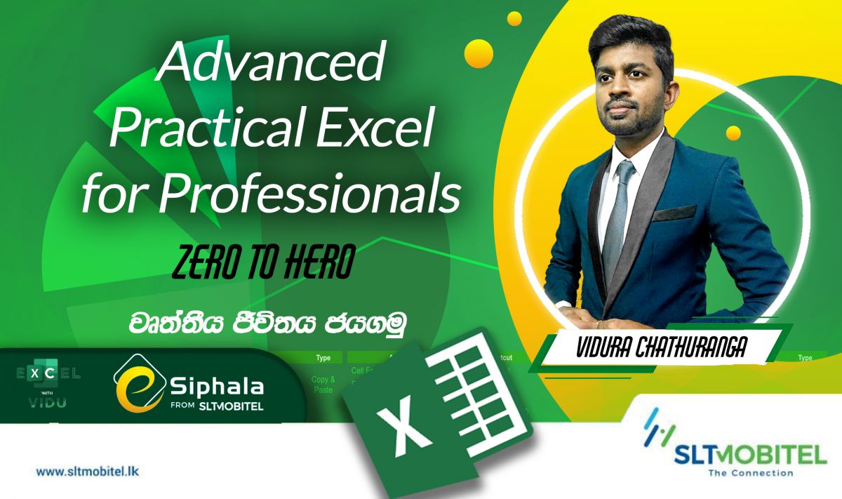 Advanced Practical Excel for Professionals-Zero to Hero | eSiphala.lk - Sri Lanka's Largest ...